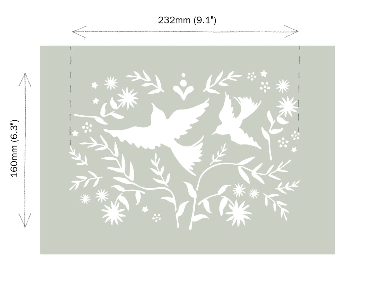 Mexican Birds - Annie Sloan Stencil – Thorn and Burrow